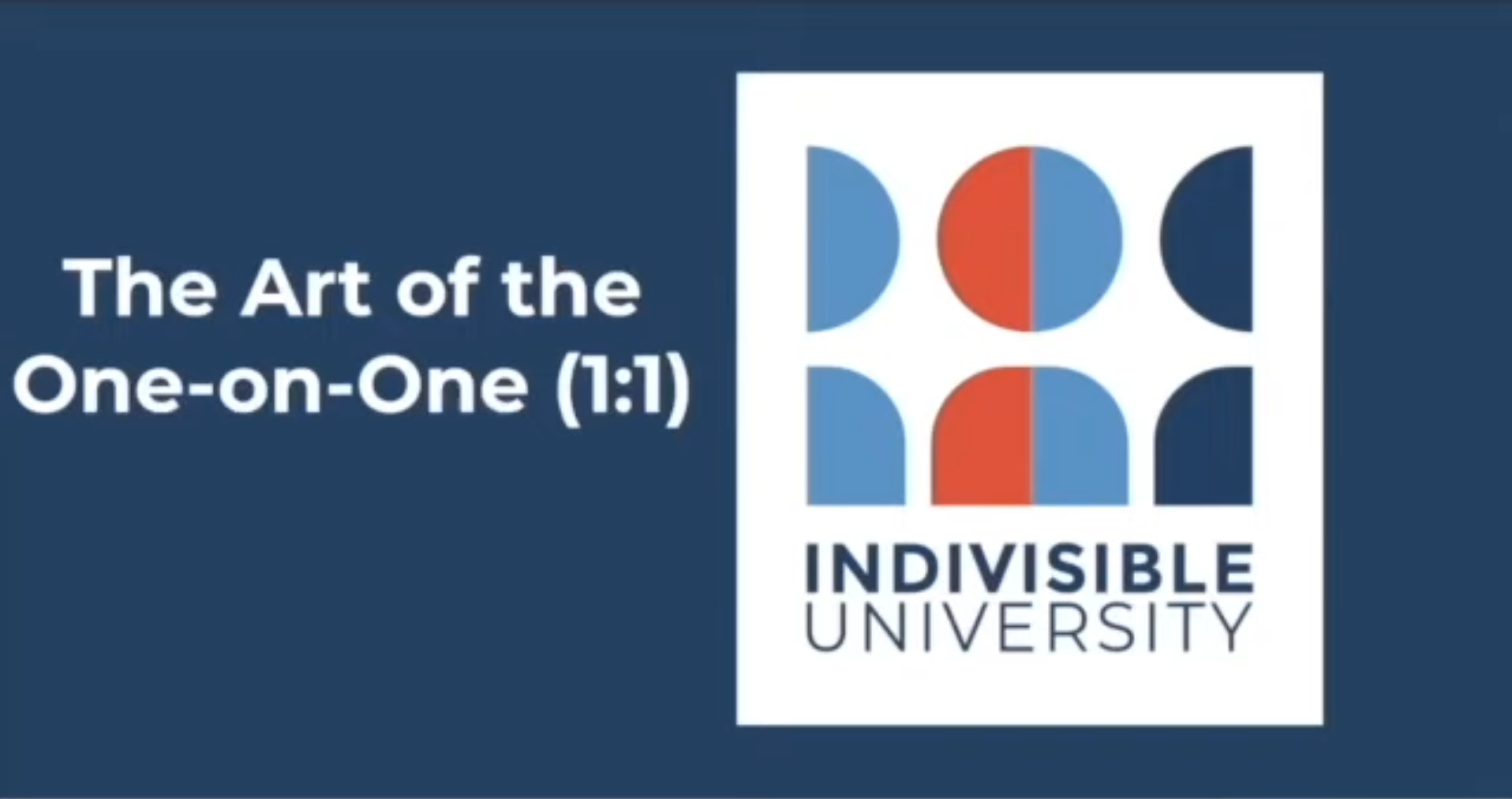 The Art of a One-on-One | Indivisible