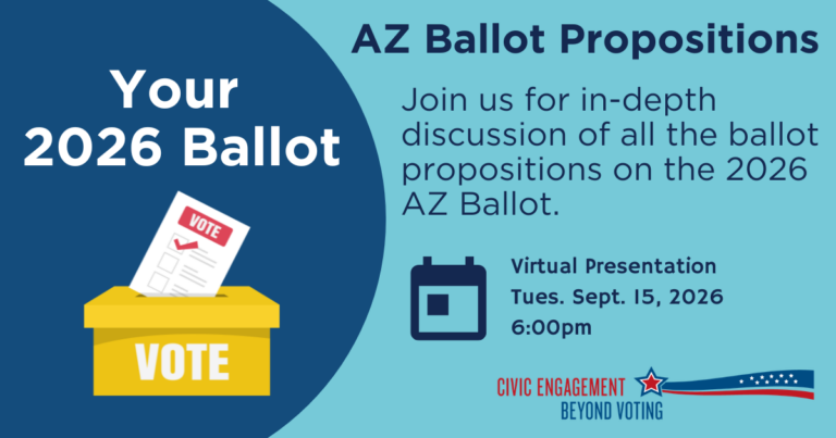 Know Your 2026 Arizona Ballot: Ballot Propositions | Indivisible