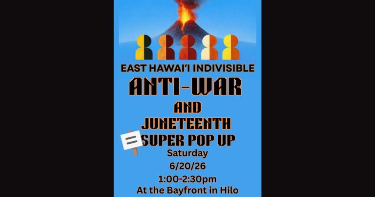 Anti-War Rally + Juneteenth Commemoration - Hilo (Hawai’i Island ...
